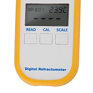 Handheld Digital Refractometer Measures 0-80% Concentration of White spiriit, Sugar Content - Portable spiriit Meter Tester for Industrial use