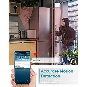 owltron 2 PCS 1080P Indoor Camera Security Camera Baby Monitor with Camera Surveillance Indoor Compatible with Alexa, Pet Camera with APP 2-Way Audio Motion Detection Night Vision (T1)