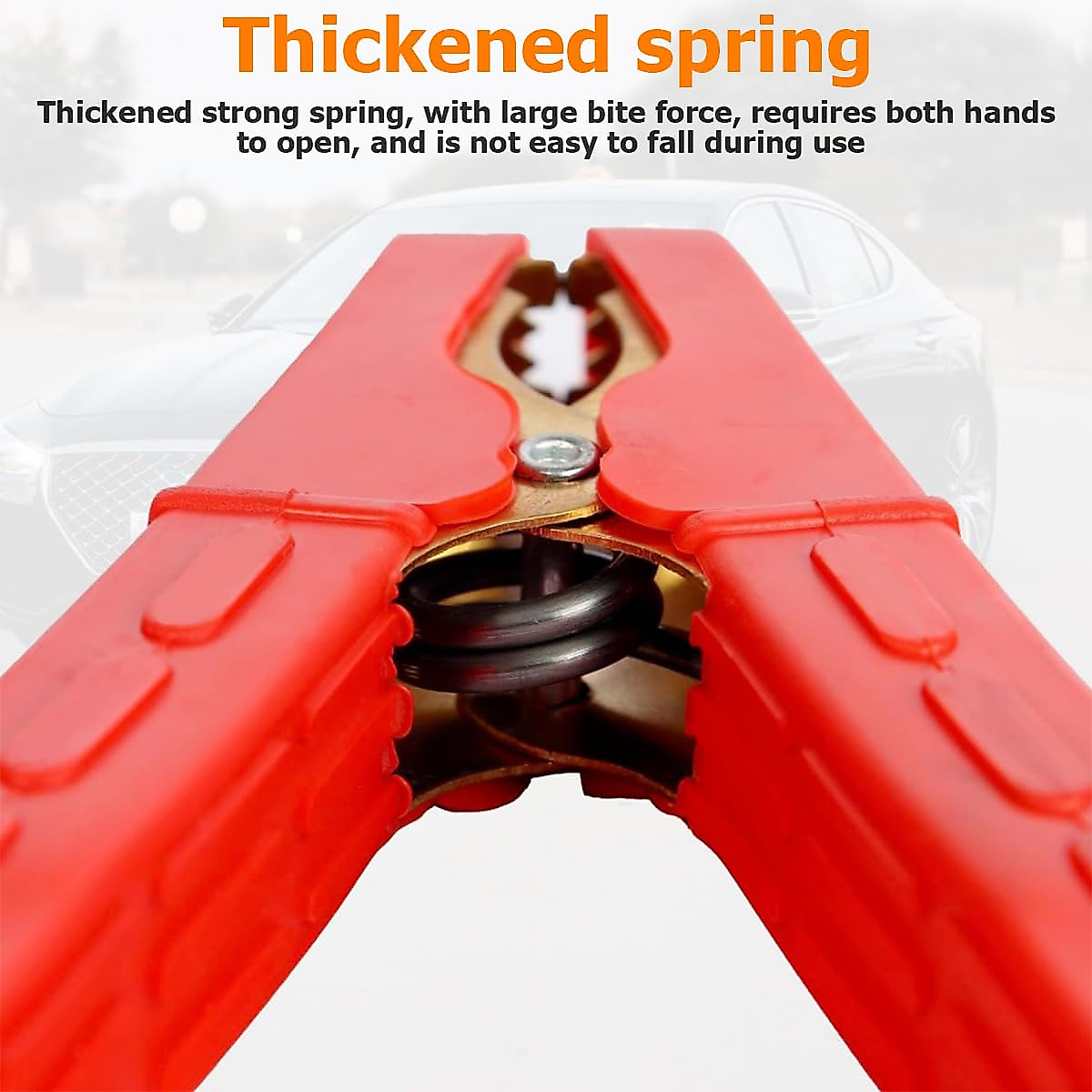 AUCELI 2Pcs Battery Jumper Cable Clamps, Heavy Duty Car Battery Charger Alligator Clips, Power Replacement Battery Welding Machine Crocodile Clamps, Auto Accessories for All kinds of Cars and Boats