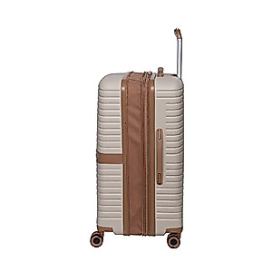 it luggage Encompass 27" Hardside Checked 8 Wheel Expandable Spinner, Cream