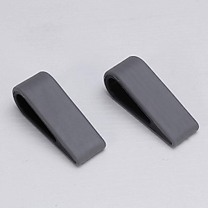 jojofuny 2Pcs Universal Laptop Computer Keyboard Stands Anti-Slip Silicone Tilting Wedge Riser Holder Portable Ventilated Stand for Notebook