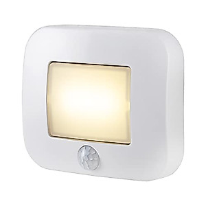 Energizer Motion-Activated LED Path Light, Wireless, 20 Lumens, Indoor/Outdoor, Easy to Install, 3 AA Battery Operated, Ideal for Hallway, Entryway, Stairs, Pathway, Patio, Deck, Basement, 38183