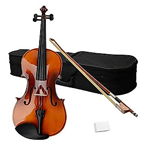 16" Acoustic Viola Case Bow Rosin Brown