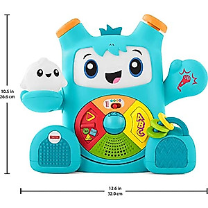 Fisher-Price Learning Toy Dance & Groove Rockit With Interactive Music Lights And Phrases For Infants And Toddlers