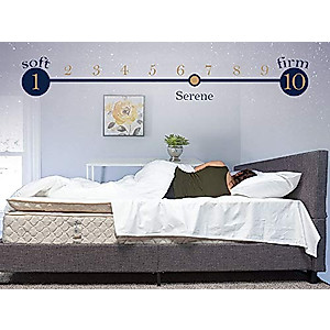 NBD Corp Serene Series 14” Dual-Firmness Hybrid Mattress by WonderDreamz with Luxury Memory Foam Pillow Top & Individually Encased Pocket Springs. CertiPur-US Certified w/Sleep Trial (Twin_XL)