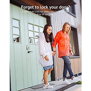 Hugolog Keyless Entry Door Lock with Keypad,Deadbolt Lock Electronic, Motorized Auto-Locking Easy Easy Installation High Security Material for Metal Home & Office