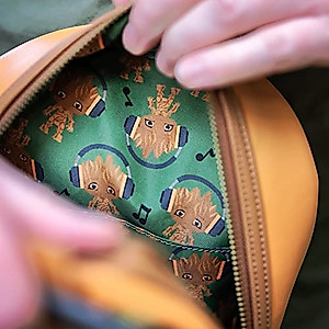 Loungefly Marvel: Guardians of The Galaxy - Groot with Headphones Backpack, Amazon Exclusive, Multicolor (MVBK0250)