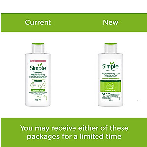 Simple Replenishing Rich Moisturiser, 125ml by Simple