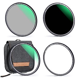 K&F Concept 77mm Magnetic MCUV CPL Fixed ND1000 Magnetic Basic Ring 4-in-1 Lens Filters Kit with 28 Multi-Coatings for Camera Lens (Nano-X Series)