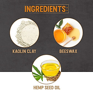 Woody's Premium Matte Finish Clay for Men, Firm & Flexible Hold, Sculpt, Define & Texturize, 3.4 Oz