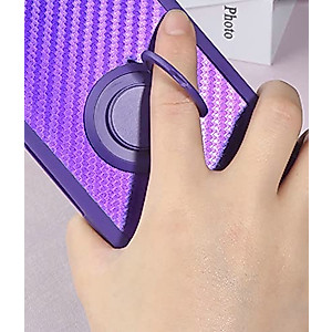 Case for Samsung Galaxy A40 Case Compatible with Samsung Galaxy A40 Phone Case PC backplane + Silicone Soft Frame Cover [360 Metal Ring, Magnetic Car Mount] TZZH-ZI