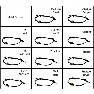 Real 6mm Faceted Aquamarine Bead on Bronze- Copper-Steel-Silver-Gold-Rose Gold- Titanium- Black Iron Wire on a Leather or Waxed Cord Adjustable Friendship Bracelet Wire Wrapped March Birthstone