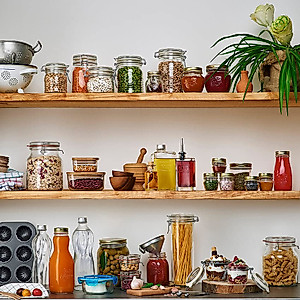 Bormioli Rocco Quattro Stagioni 1.3 oz. Mini Glass Jar with Lid, Clear, Set of 12