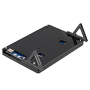 Cryfokt Fullview Plus Screen Case, Shell Case Screen, Backlit Control Support with Plastic Bracket for Raspberry Pi Support (Plastic Bracket Shell + 7-inch Display)