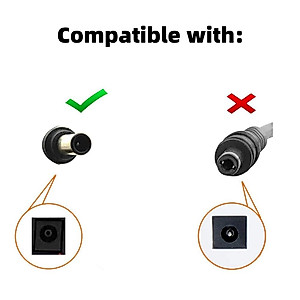 Yustda AC Adapter Replacement for LG 27MP33HQ 27MP33HQ-B LED Monitor Power Supply LG TV 19V 24ma31d 32lh570b Power Adapter