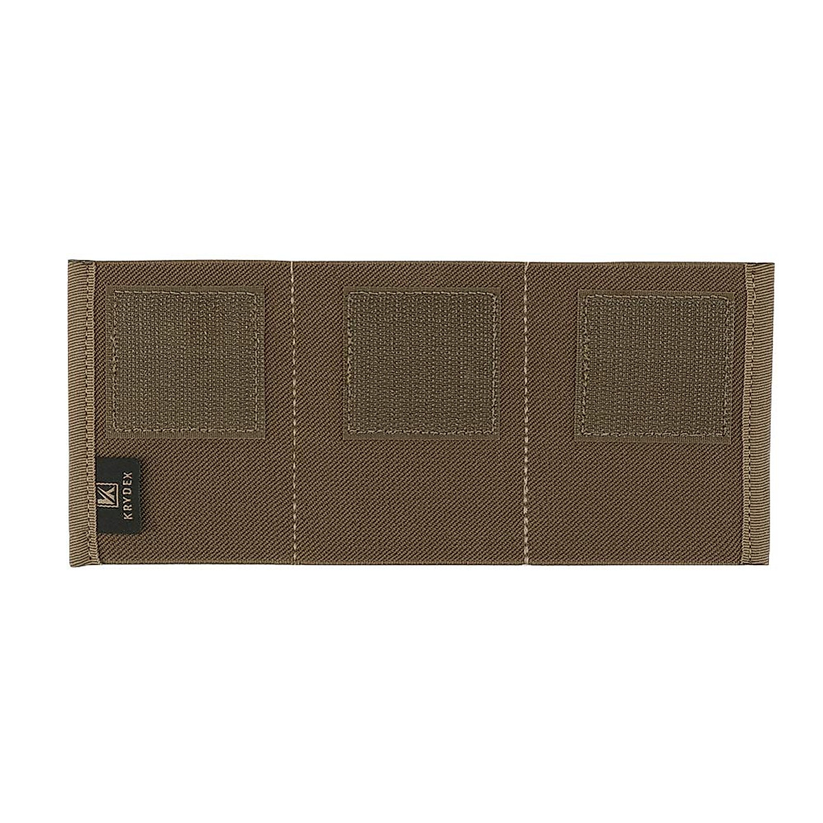 KRYDEX Triple 5.56 Magazine Holder Elastic Mag Holder with Hook Fasteners for MK3 and MK4 Chest Rig (Coyote Brown)