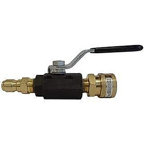 Ultimate Washer UW11-PWABV038 Power Washer Ball Valve Kit 3/8-Inch Male Plug X 3/8-Inch Female Quick Connect, 3000 PSI for High Pressure Hoses
