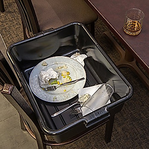 Carlisle FoodService Products 4401103 Comfort Curve Bus Box/Tote Box, 7" Deep, Black