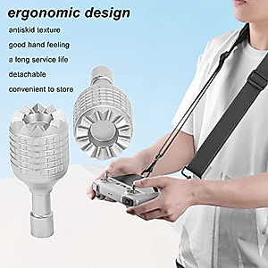 Drone Remote Controller Thumb Stick, Anodic Oxidation Drone Remote Controller Sticks Lightweight Antiskid Wear Resistant for Replace
