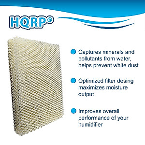 HQRP 2-Pack Water Filter Replacement for Bryant Carrier P110-4545 fits HUMCCWBP, HUMBBWBP, HUMCRWBP series, HUMCCWBP2417, HUMBBWBP2417, HUMCRWBP2417 Humidifiers