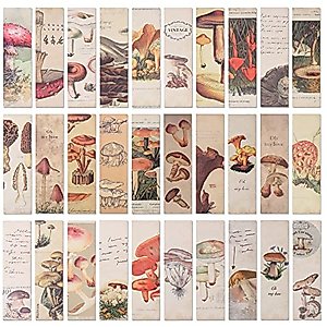 cobee Vintage Paper Bookmarks, 30 Pieces Classic Reading Bookmarks Aesthetics Book Markers for Book Lovers Gift for Women Men Teachers Students Friends(A)