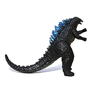 EZFun Set of 8 Godzilla Toys Movable Joint Birthday Kids 2019 Action Figures King of the Monsters Burning Heisei Mecha Ghidorah Pack Plastic Mini Dinosaur Playsets Cake Toppers Package
