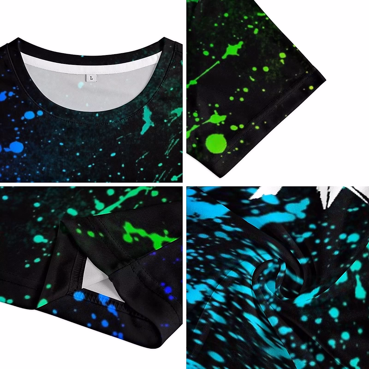 3D Printing Merch for Kids, Cool T-Shirt and Shorts Set for Boys Girls Fashion Short Sleeves Shirt Suit 9-10 Years