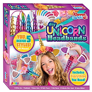 Create Your Own Unicorn Headband Girls Art & Craft Kit DIY Unicorn Fashion Headband Hair Accessories