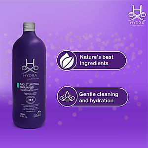 Hydra Professional Moisturizing Dog Shampoo, Oatmeal Bath for Dogs and Cats, Pet Wash for All Breeds and Coat Types, Promotes Healthy Skin and Coats