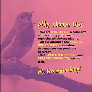 Clickeat Wild Straws (Mini Size) - 310 Units - 100% Compostable and Biodegradable Straws - Ideal for Stirring and Drinking Coffee - Made with Rye Stalk - Kid-Friendly and Gluten-Free