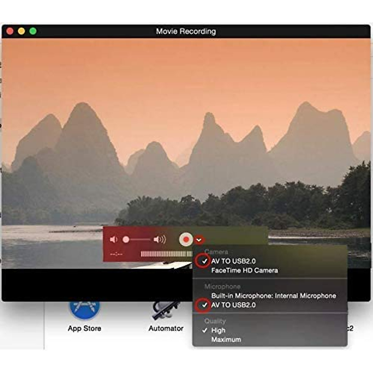 AIFUSI USB 2.0 Audio/Video Converter, VHS to Digital Converter, Video Capture Card VCR TV to DVD Converter for Mac, PC Support Windows 2000/10 / 8/7 / Vista/XP/Android