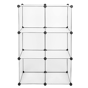 Modular Closet System - 6-Cube Storage for All Your Essentials