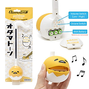 Otamatone Special Edition Sanrio (Gudetama) - Fun Electronic Musical Toy Synthesizer Instrument by Maywa Denki (Official Licensed) [Includes Song Sheet and English Instructions]