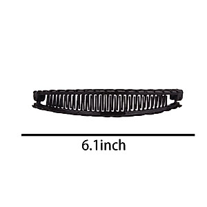 Banana Clips Hair for Thick Fine Hair Clip for Women Girls Fishtail Hair Clip Ponytail Holder Clips for Women Girls Banana Clincher Combs for Long Hair Clamps for Styling 3 Style