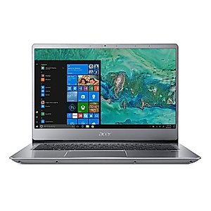 acer Premium Swift 3 Laptop, 14" LED-Backlit Widescreen FHD IPS Display, Intel Core i5-8250U Processor up to 3.4GHz (>i7-7500u), 8 GB DDR4, 256 GB SSD, Fingerprint Reader, Win10, Silver
