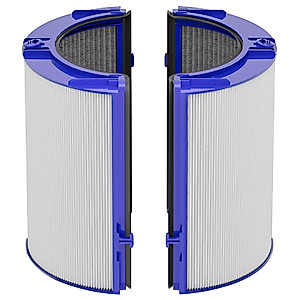 True HEPA+Carbon Filter 1-Pack Replacement for Dyson PH01 PH02 PH03 HP06 TP06 HP07 TP07 HP09 TP09 360° Combi Glass Purifying Fans, Compatible with Dyson Pure Cool Hot Air Puri-fier Part #970341-01