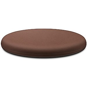 WUYU Memory Foam Seat Cushion, Round Floor Cushion, Slow Rebound Soft Round Stool Cushion Chair Pads, Multicolors (Brown,Diameter 22.83in)