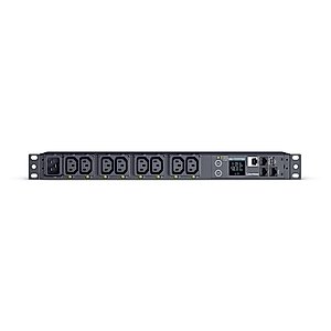 CyberPower PDU41005 Switched PDU, 100-240V, 20A (Derated to 16A), 8 Outlets, 1U Rackmount