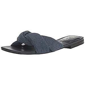 Calvin Klein Women's Marita Sandal, Denim Blue 420, 7