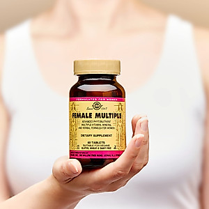 Solgar Female Multiple, 60 Tablets - Multivitamin, Mineral & Herbal Formula for Women - Advanced Phytonutrient - Vegan, Gluten Free, Dairy Free, Kosher - 20 Servings