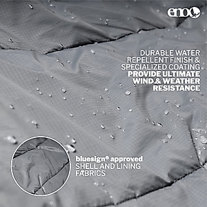 ENO, Vulcan UnderQuilt - Protective and Warm Hammock Underquilt with Synthetic Insulation - for Camping, Hiking, Backpacking, Festival, Travel, or The Beach - Storm