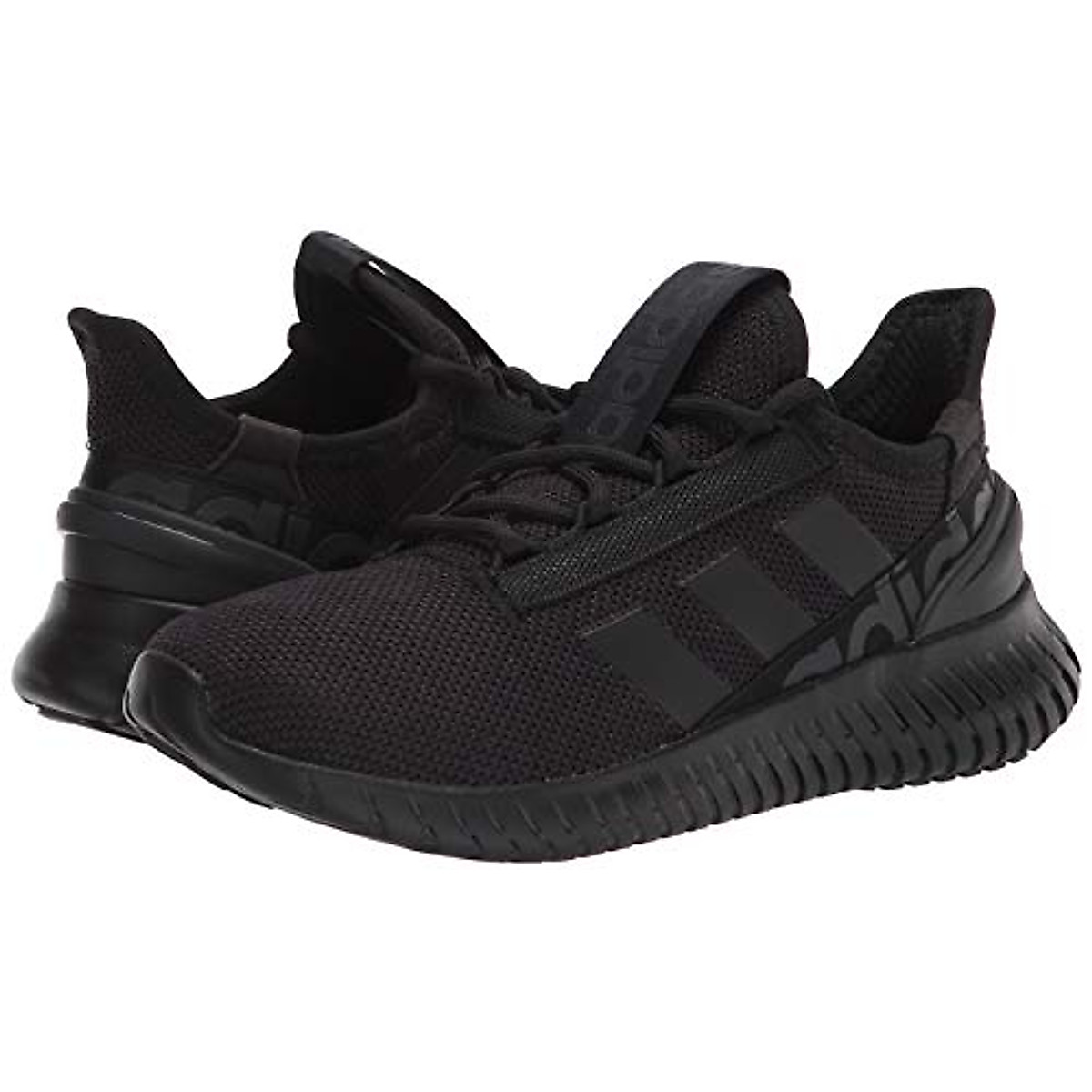 adidas Men's Kaptir 2.0 Running Shoe, Core Black/Core Black/Carbon, 14