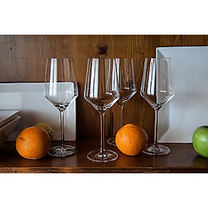 ZWIESEL GLAS Pure Cabernet Red Wine Glass (Set of 4), Graceful Wine Glasses for Red Wine, Dishwasher-Safe Tritan Crystal Glasses, Made in Germany (19 Ounce)