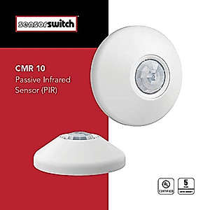 Sensor Switch CMR 10 Contractor Select Ceiling Mount Occupancy Sensor, 28 Foot Radius, White