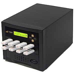 Acumen Disc 1 to 7 USB Duplicator - Multiple Standard-A Flash Memory Card Copier & Sanitizer (DOD Compliant) System - 2.0/3.0 Digital Key Dongle/Thumb Drive Media Mass Storage