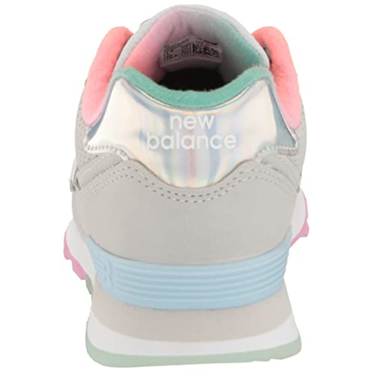 New Balance Kids 574 V1 70s Racing Lace-up Sneaker, Summer Fog/Lemon Haze/Uv Glo, 2.5 US Unisex Little