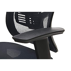 OFM Essentials Collection Mesh Seat Ergonomic Office Chair with Lumbar Support, in Black