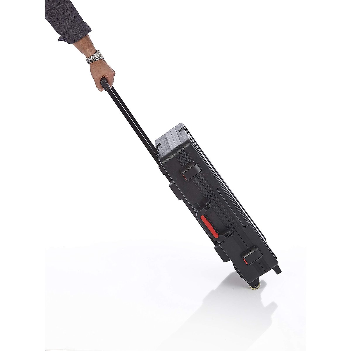 Gator Cases ATA Style Case for the Line 6 Helix Multi-FX Floor Processor with Wheels (GHELIXFLOOR)