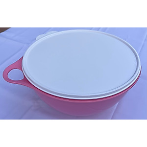 Generic Thatsa Bowl Medium Plastic Food Storage Container, 4.5 Liter/19 Cup Capacity, Airtight & Leak-Proof Lid, Pink