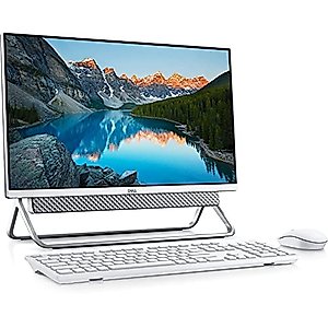 Dell Inspiron 5400 AIO Desktop, Intel Pentium Gold 2-Core Processor, 8GB DDR4 Memory, 256GB PCIe NVMe M.2 SSD, Windows 10 Home, 23.8" FHD Non-Touch Screen, Integrated Graphics